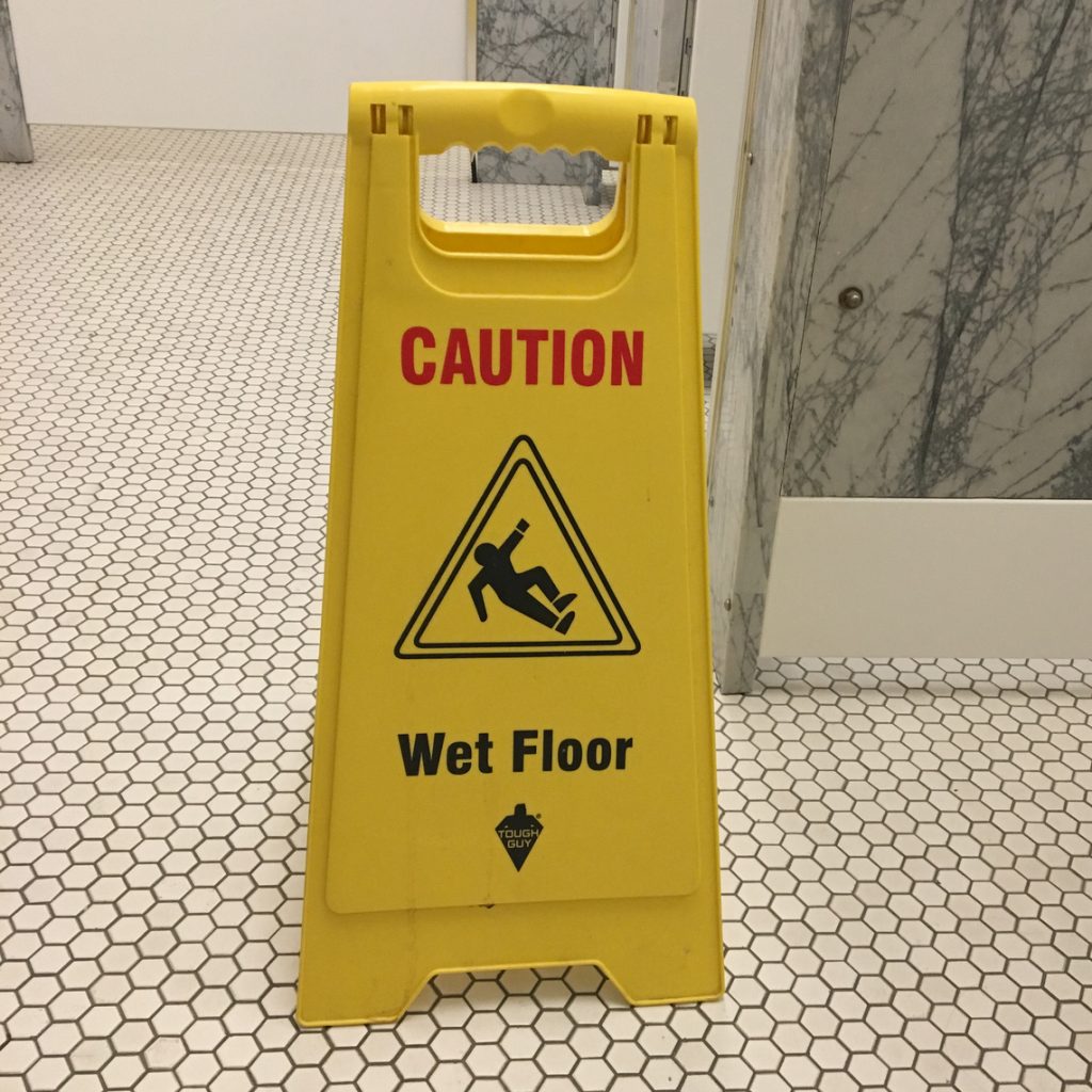 Wet Floor Signs — fascinating variety of pictograms - Dull Men's Club