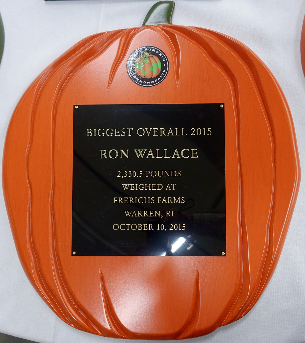 Ron Wallace - Guinness World Records for Giant Pumpkins - Dull Men's Club